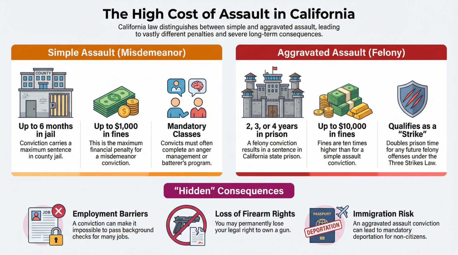 What's The Difference Between Aggravated Assault And Simple Assault ...