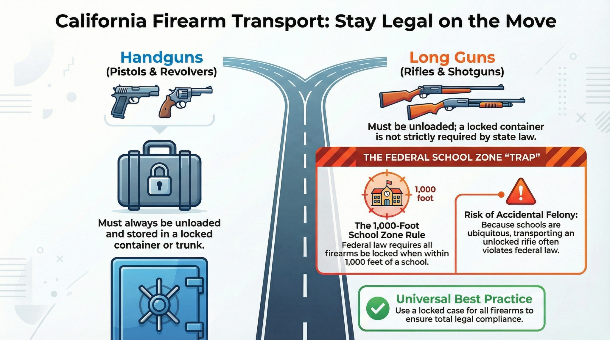 Glove Box vs. Trunk: California Firearm Transport Laws (2026)